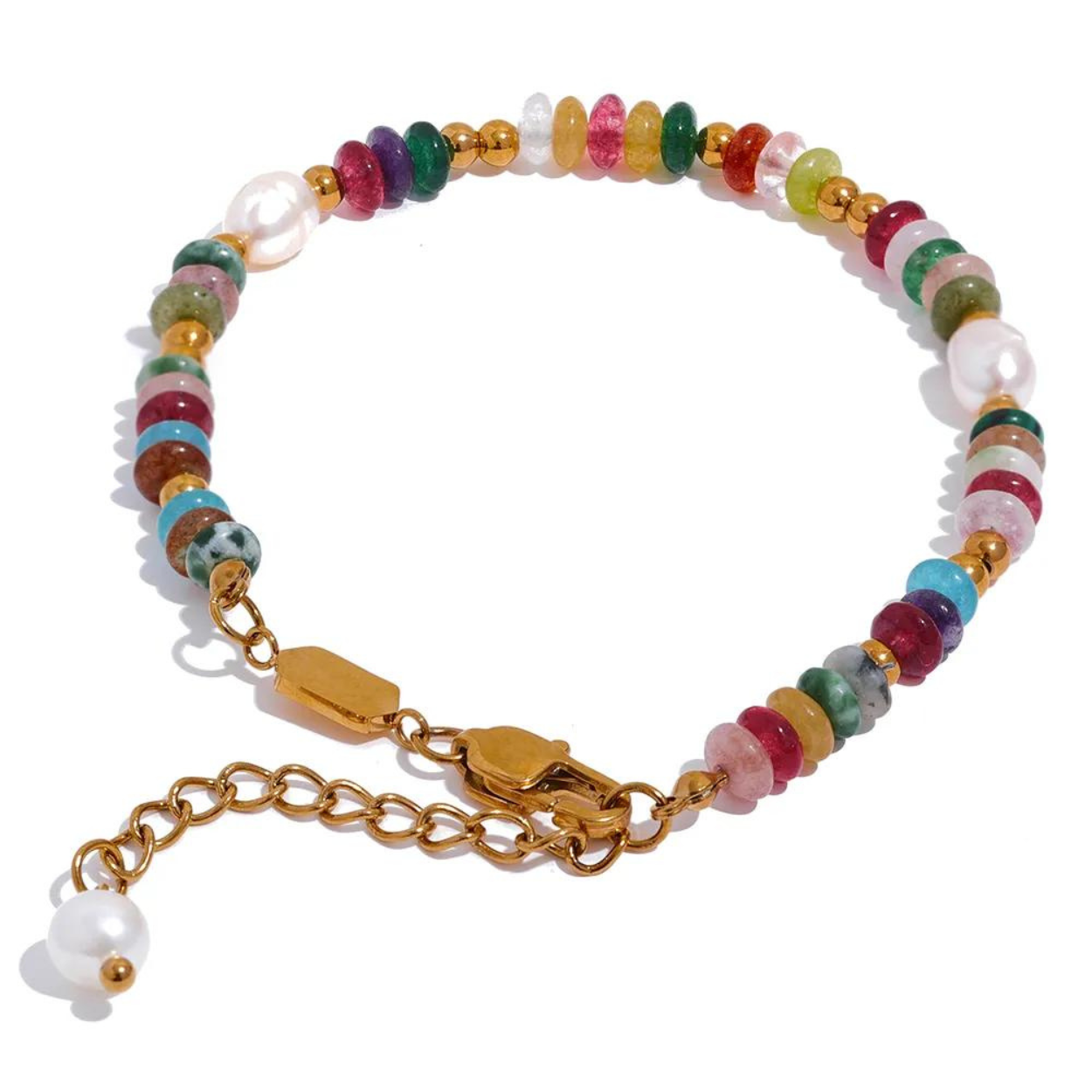 The Aura - Tourmaline and Pearl Bracelet – The Half Moon